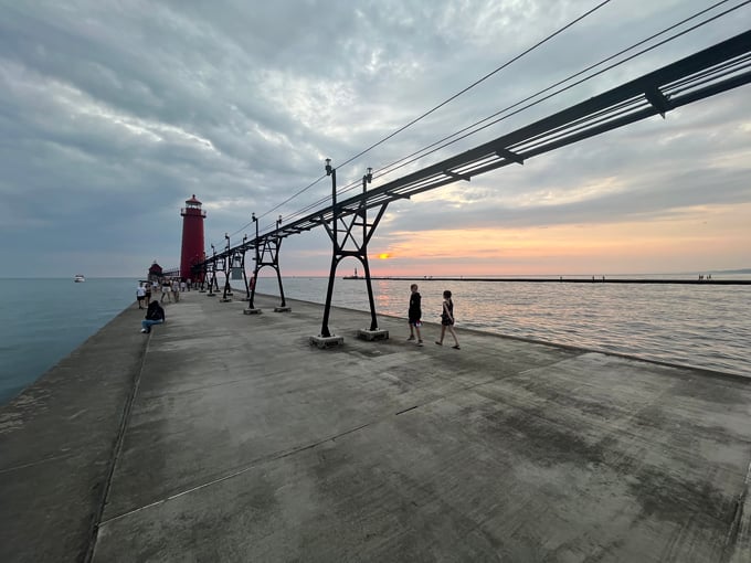Grand Haven South Pierhead Inner and Outer Lighthouses 3