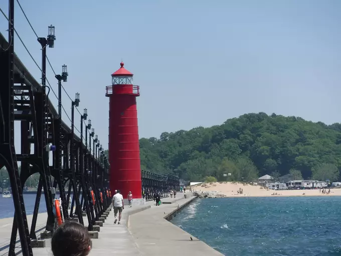 Grand Haven South Pierhead Inner and Outer Lighthouses 4