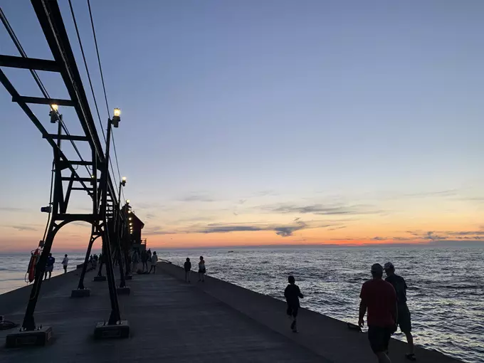 Grand Haven South Pierhead Inner and Outer Lighthouses 9