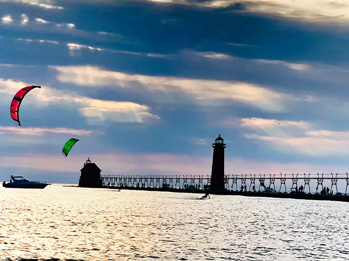 Grand Haven South Pierhead Inner and Outer Lighthouses 7