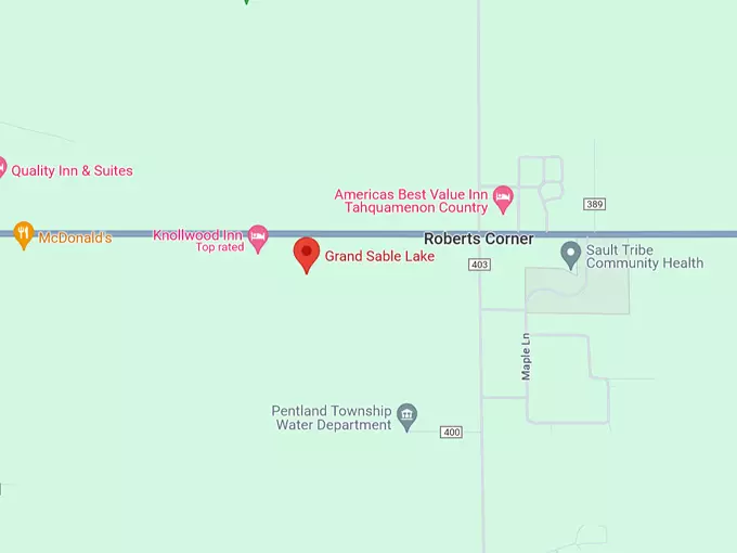 Grand Sable Lake 10 Map