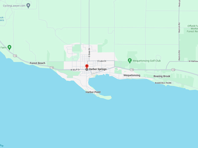 Harbor Springs 10 map