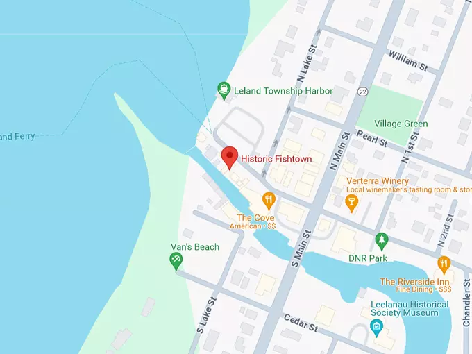 Historic Fishtown 10 Map