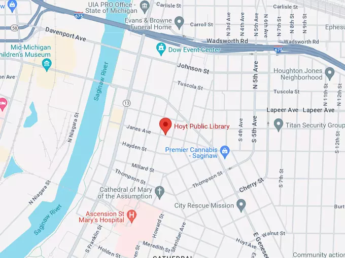 Hoyt Public Library 10 Map