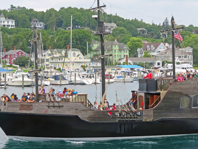 Mackinac Island Good Fortune Pirate Ship 1