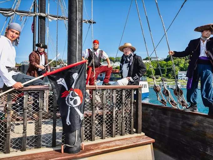 Mackinac Island Good Fortune Pirate Ship 6