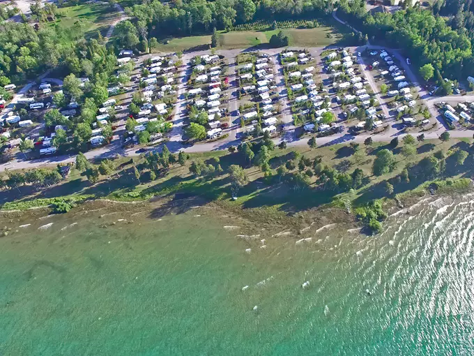 Mackinaw Mill Creek Camping 1