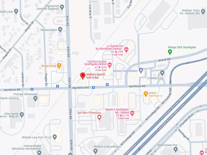 Mallie's Sports Grill & Bar 10 map