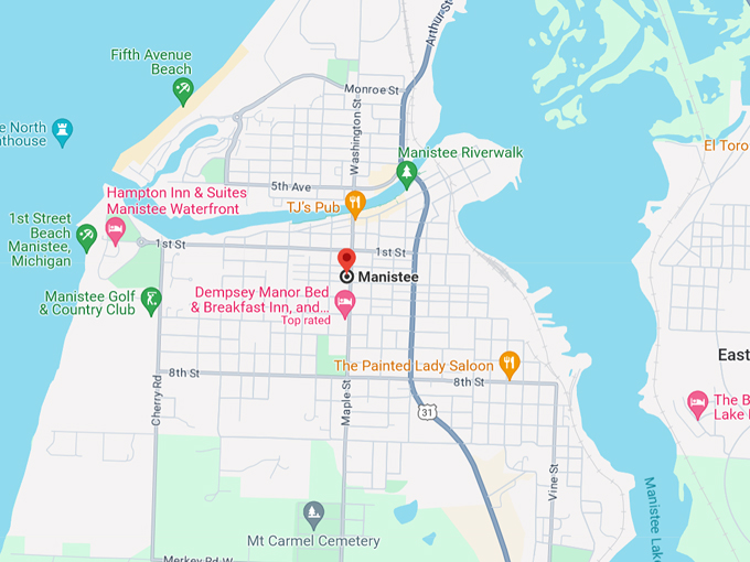 Manistee 10 Map