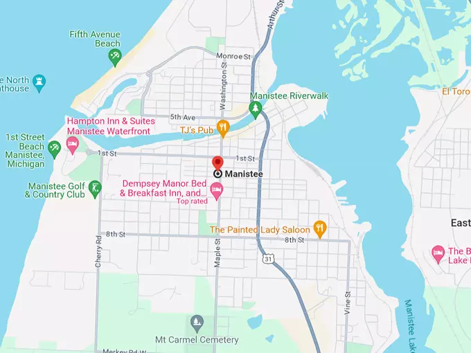 Manistee 10 Map