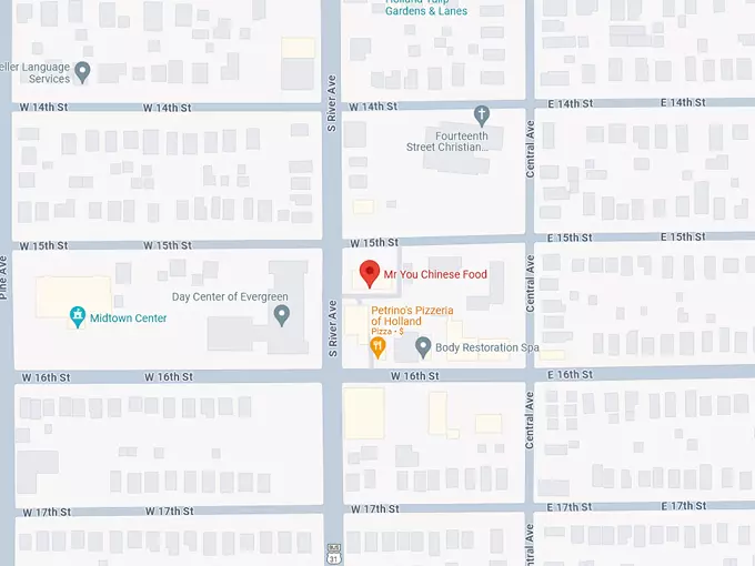 Mr. You Chinese Food 10 map