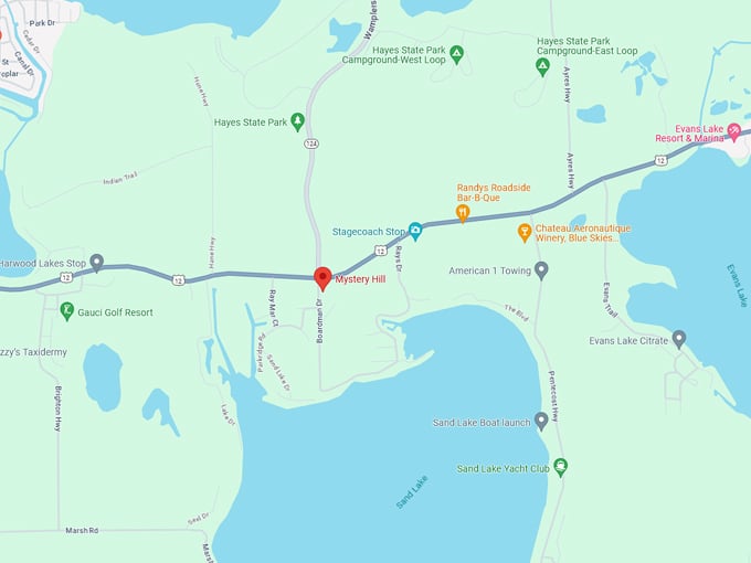 Mystery Hill 10 map