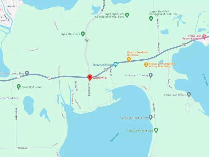 Mystery Hill 10 map