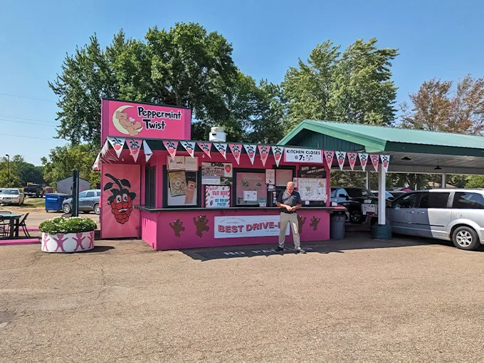 Peppermint Twist Drive In 1