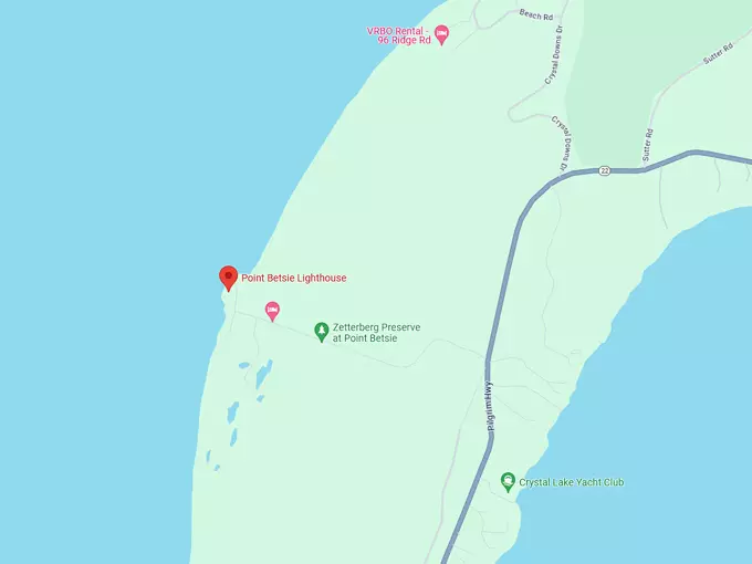 Point Betsie Lighthouse 10 map