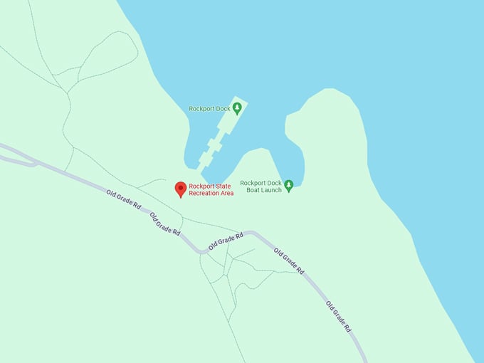 Rockport State Recreation Area 10 map