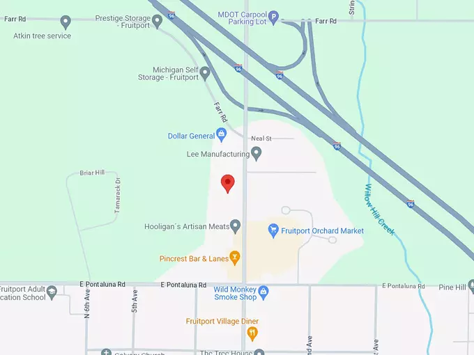 smiley face water tower 10 map
