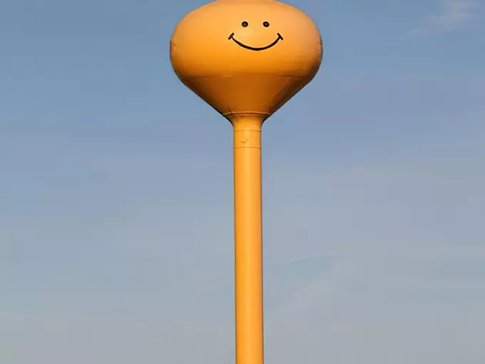 smiley face water tower 6