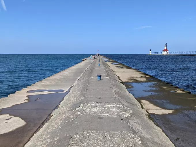 St. Joseph North Pier Inner and Outer Lights 8
