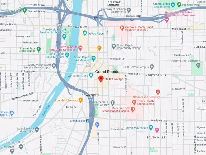 Stella’s Lounge 10 map