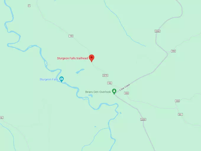 Sturgeon Falls 10 map