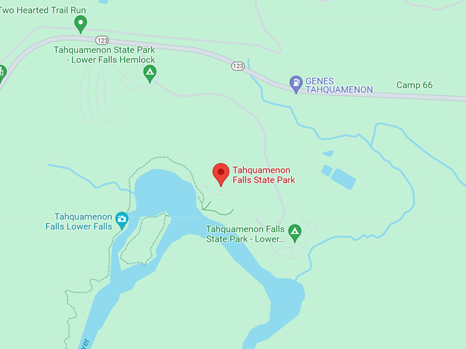 Tahquamenon Falls 10 Map