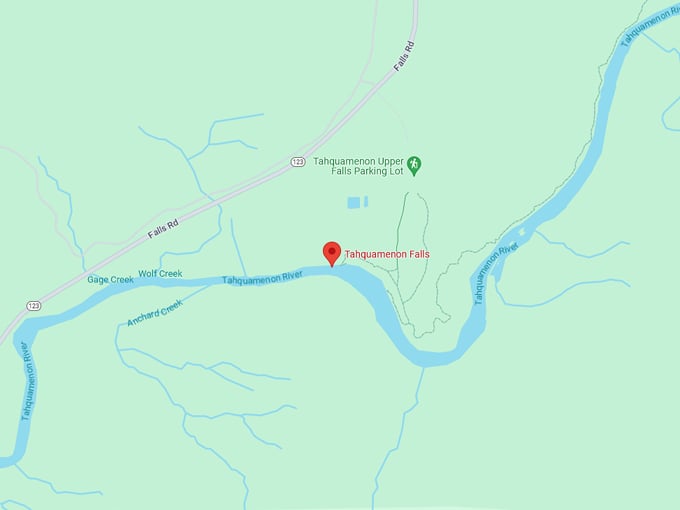 Tahquamenon Falls 10 map