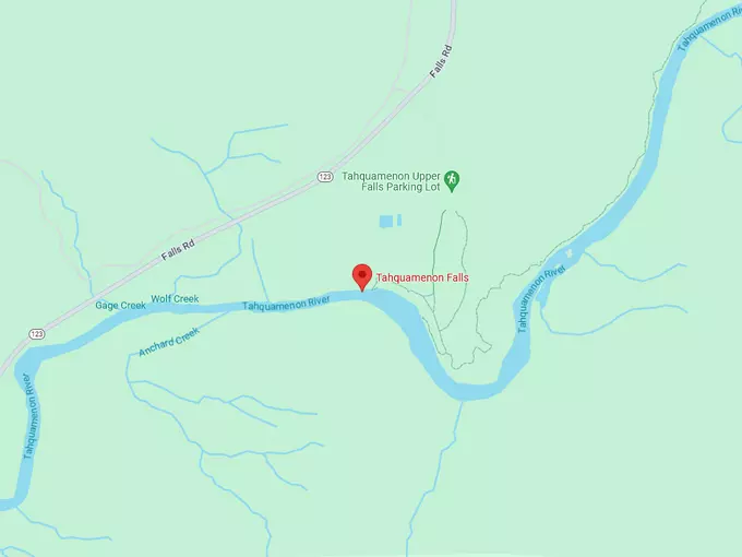 Tahquamenon Falls 10 map
