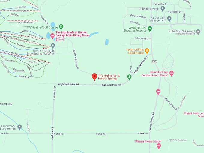 The Highlands Zipline Adventure 10 map