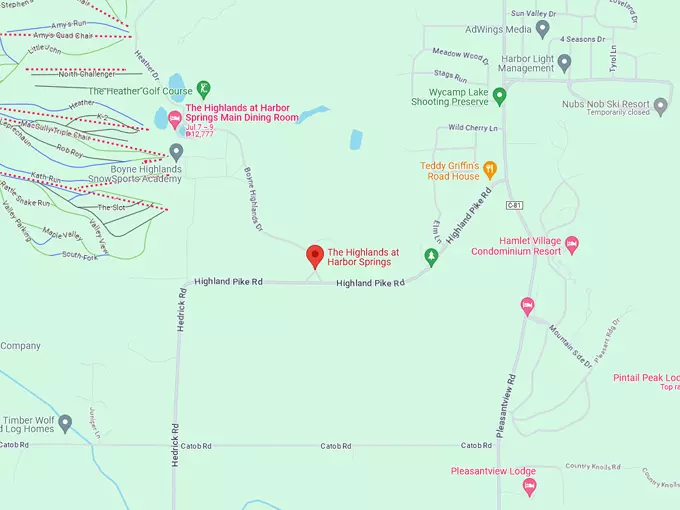 The Highlands Zipline Adventure 10 map