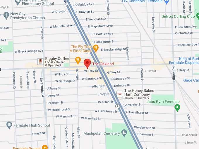 The Oakland 10 Map