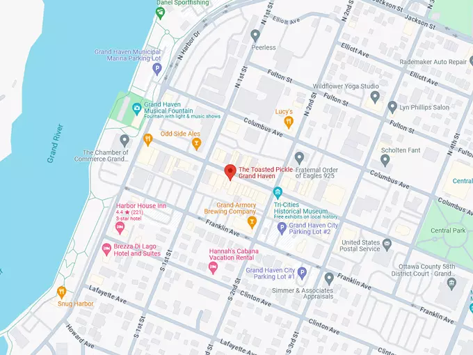 The Toasted Pickle 10 map
