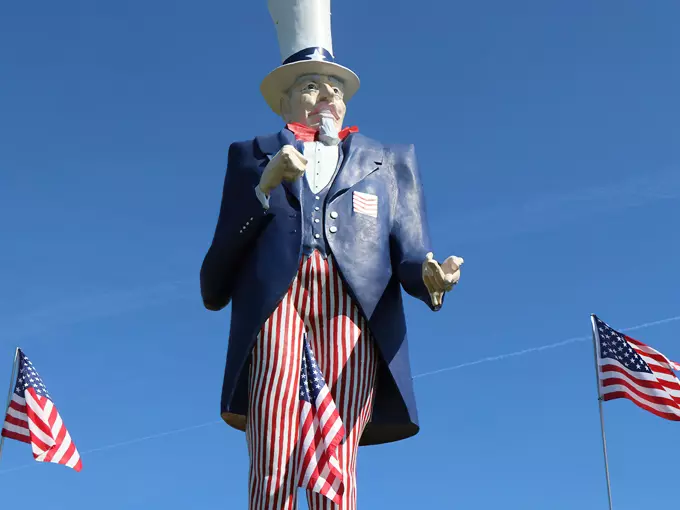 Worlds Tallest Uncle Sam Statue 1