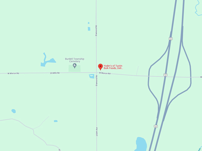 Yoder’s of Tustin 10 map