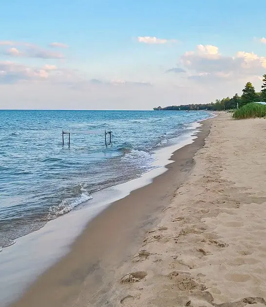 picturesque lake beach michigan ftr