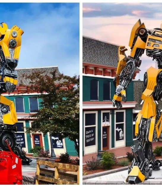 transformer statue michigan ftr
