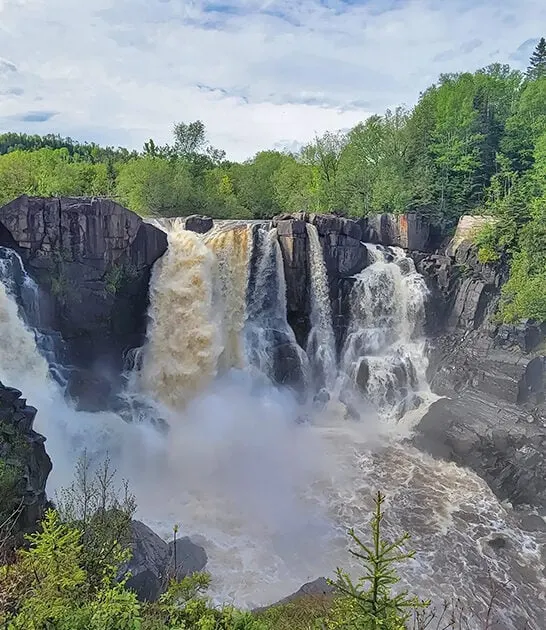 waterfall hike minnesota ftr
