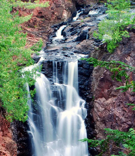 30 foot waterfall wisconsin ftr