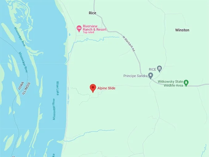 Alpine Slide 10 Map