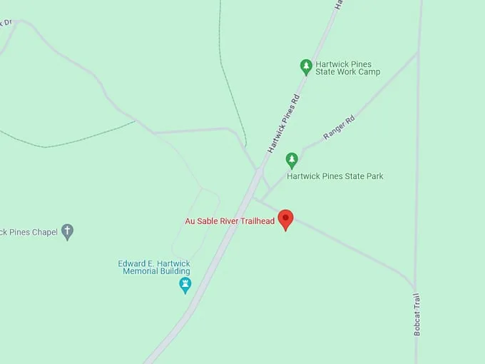 AuSable River Trail 10 Map