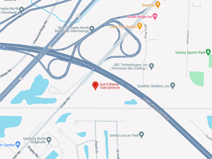 Aut-O-Rama Twin Drive-In 10 Map