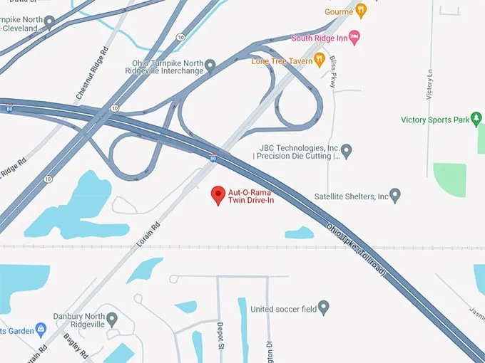 Aut-O-Rama Twin Drive-In 10 Map