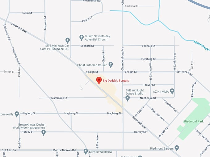 Big Daddy’s Burgers 10 Map