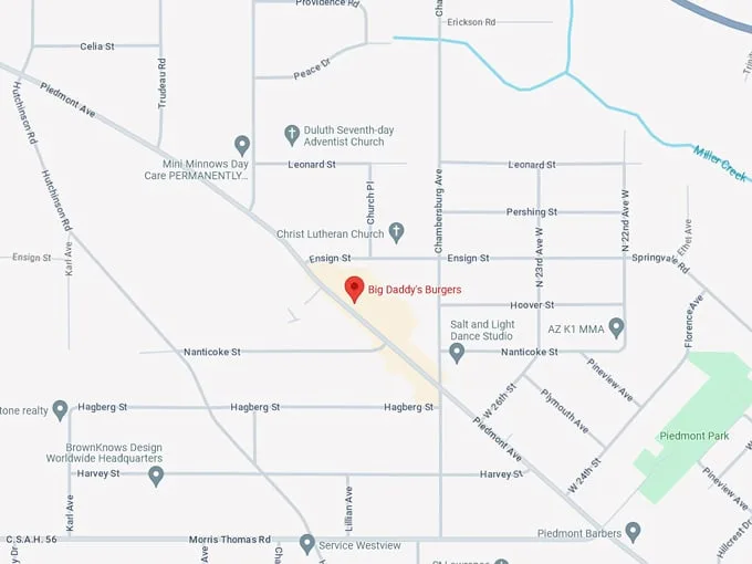 Big Daddy’s Burgers 10 Map