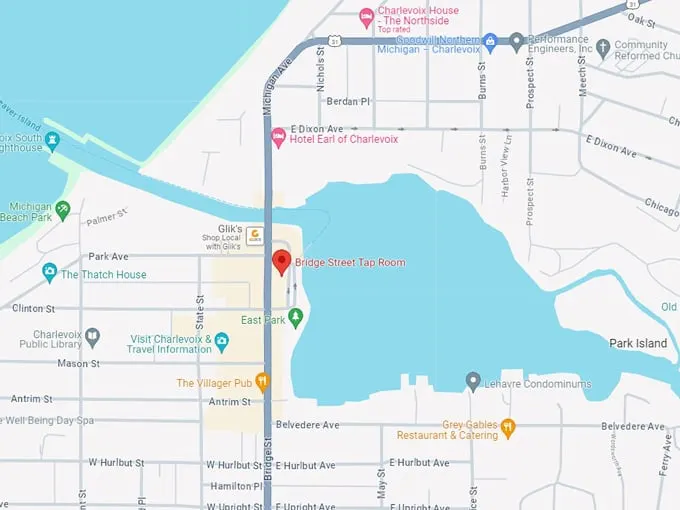 Bridge Street Tap Room 10 map