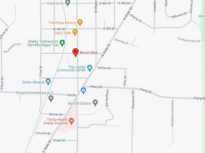 brown bear 10 map