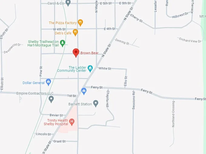 brown bear 10 map