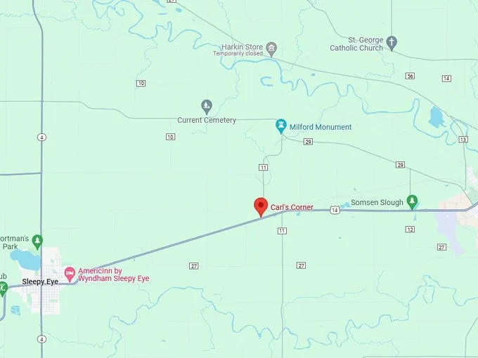 Carl's Corner 10 map