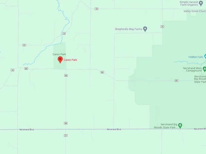 Caron Park 10 Map