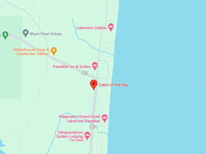 Catch of the Day 10 Map